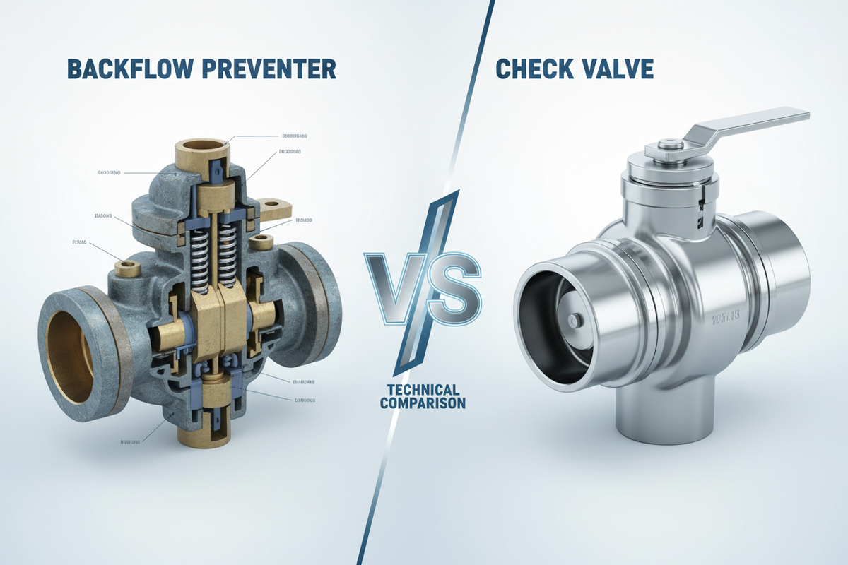Backflow Preventer vs Check Valve | EAGLE