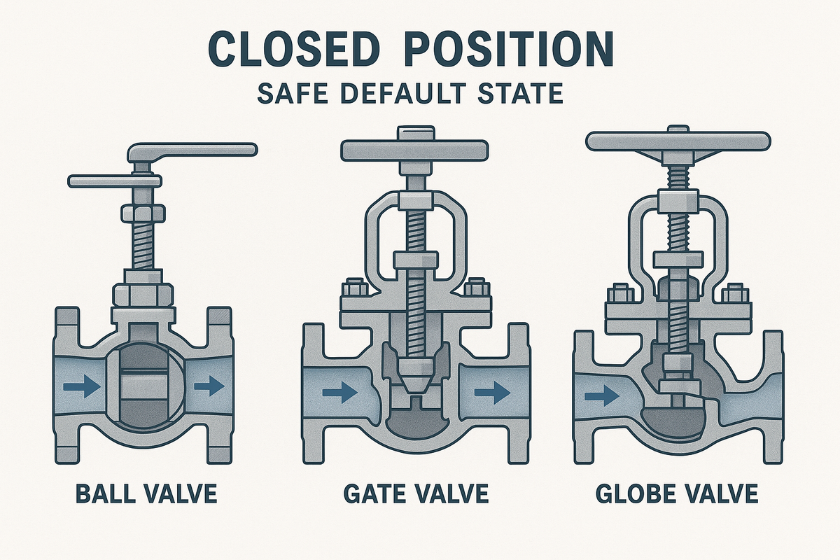 Control Valves Should Always Be in the What Position? | EAGLE