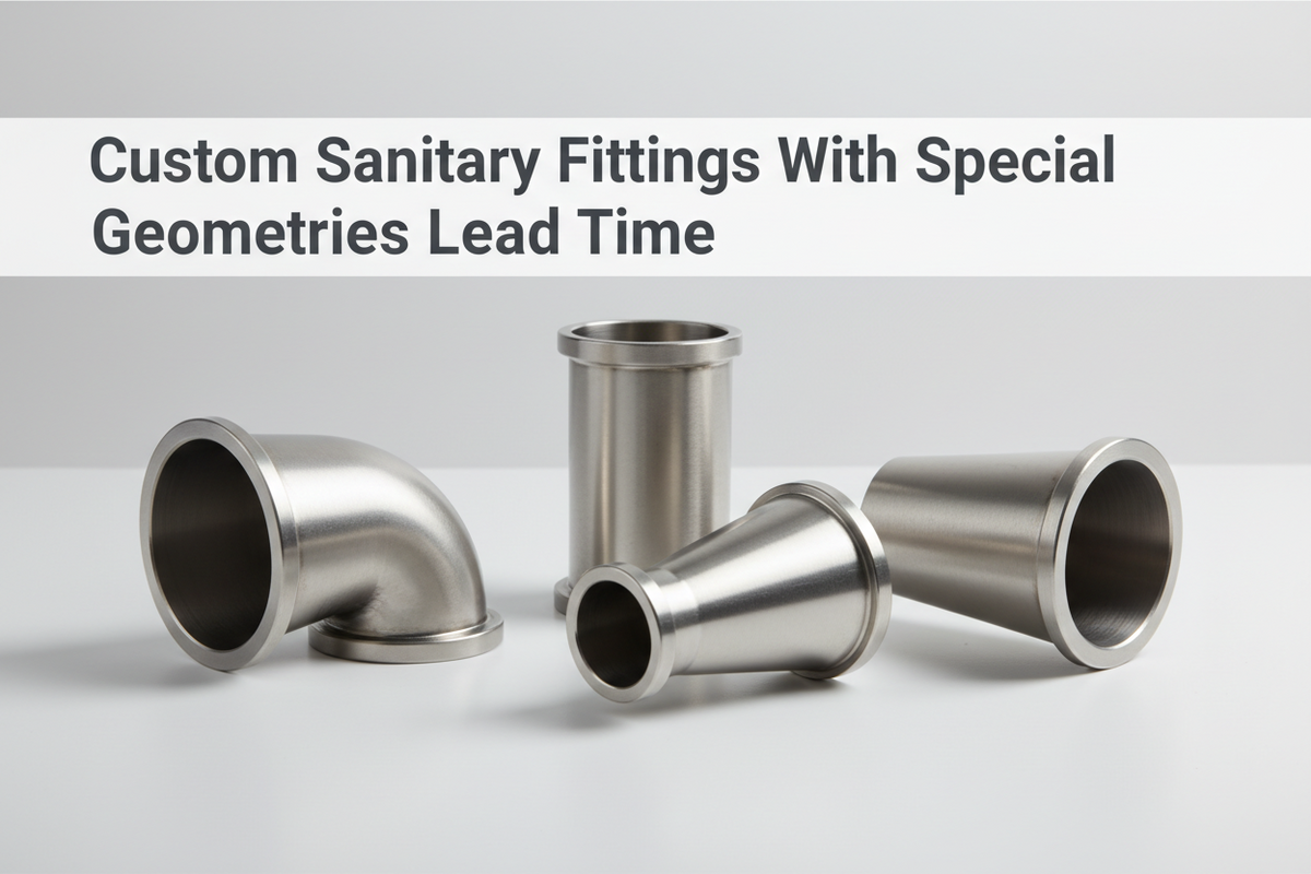 Custom Sanitary Fittings With Special Geometries Lead Time | EAGLE