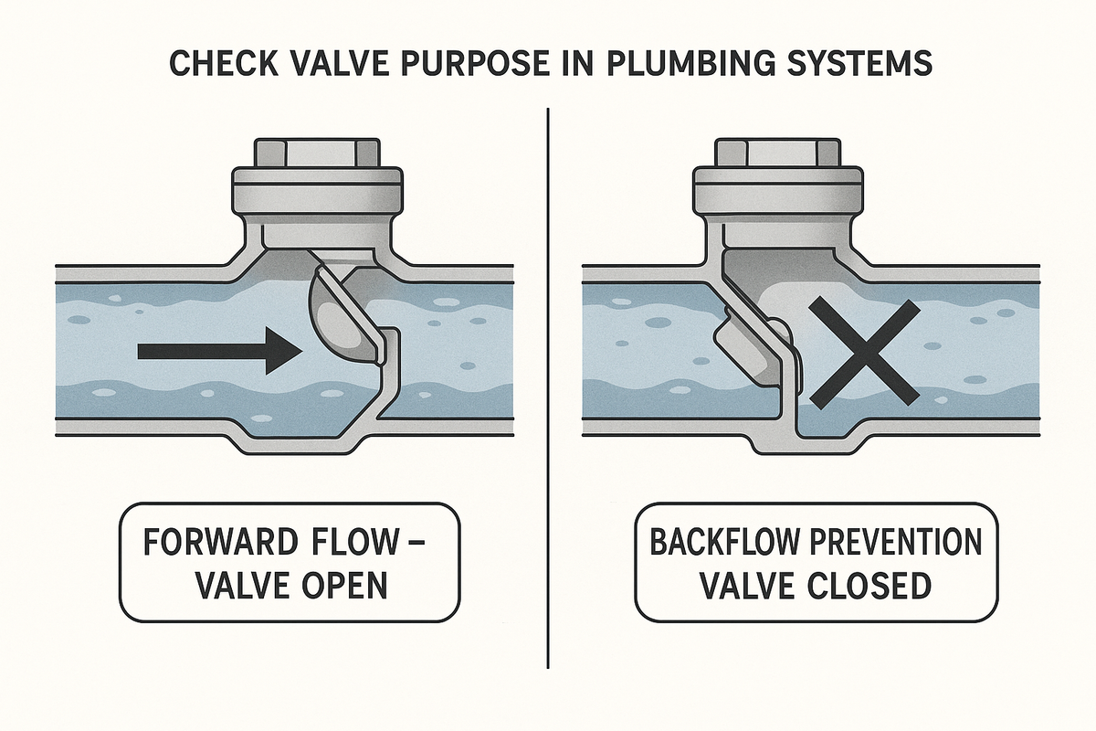 Purpose of a Check Valve in Plumbing | EAGLE