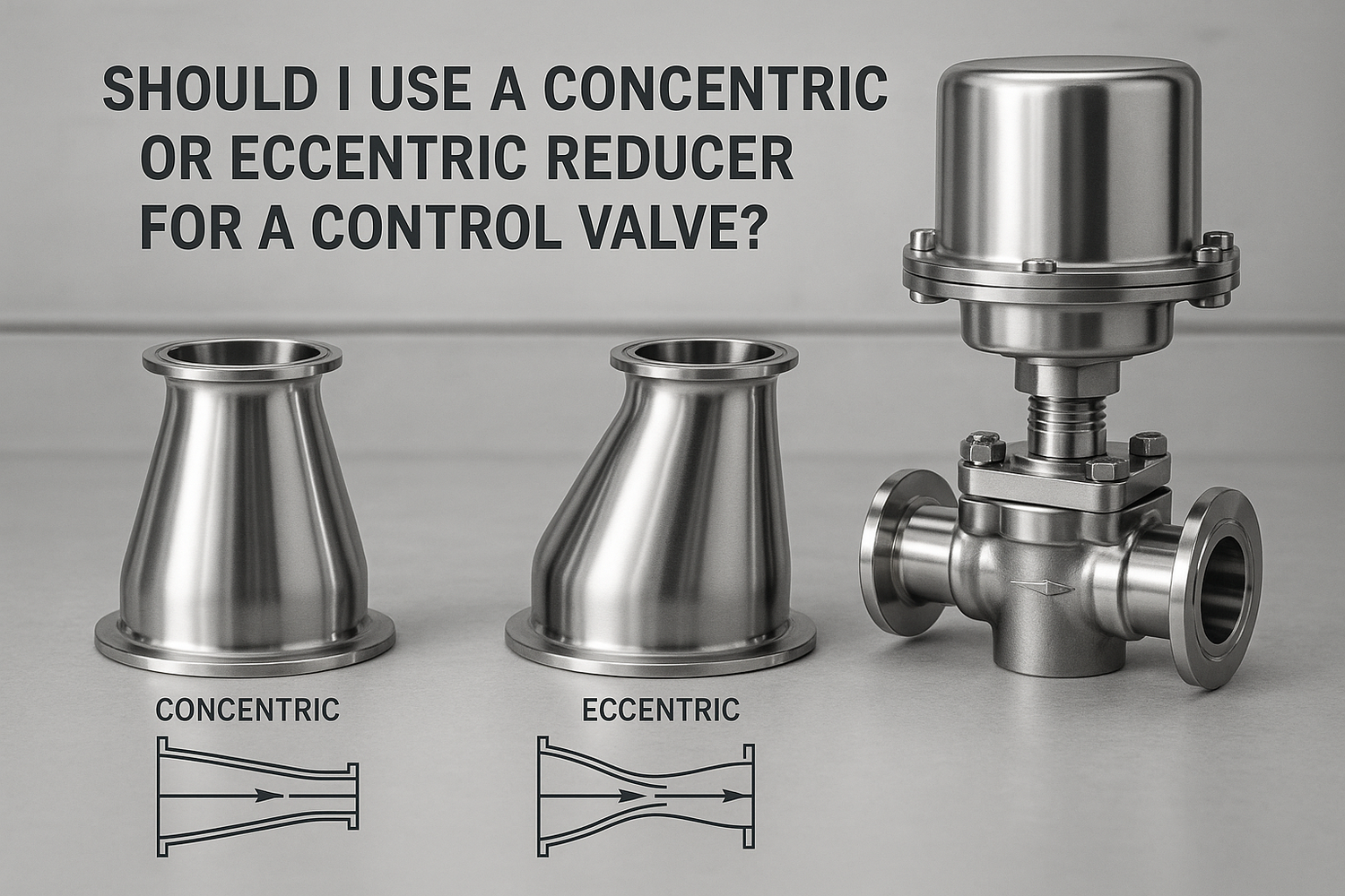 Should I Use a Concentric or Eccentric Reducer for a Control Valve? | EAGLE