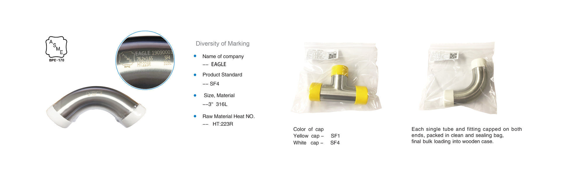 ASME BPE Pipe Fittings | Eagle Fittings